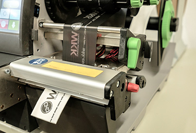 Krimpkous met opdruk